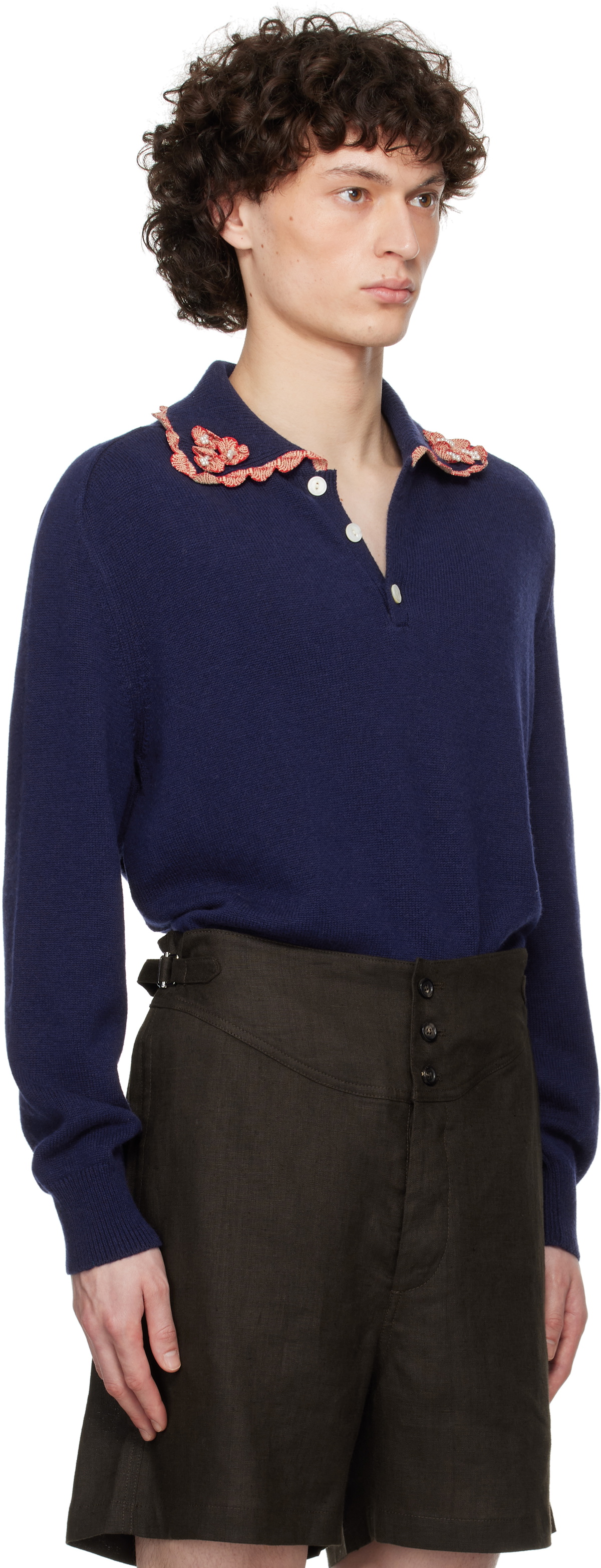 Bode Navy Rookie Polo Bode