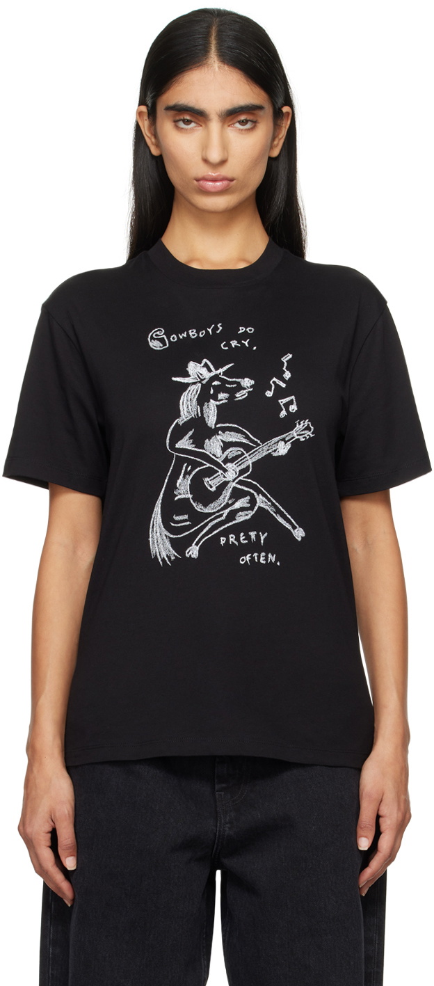 Carhartt Work In Progress Black Sad Cowboy T-shirt Carhartt WIP