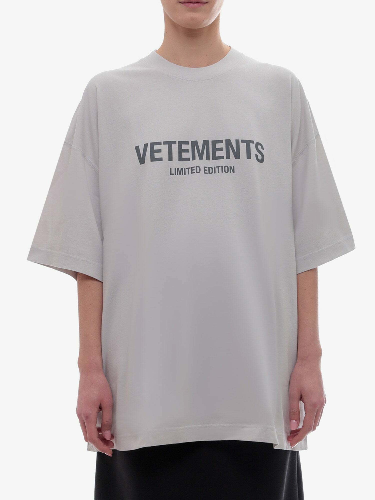 Vetements T Shirt Grey Womens Vetements