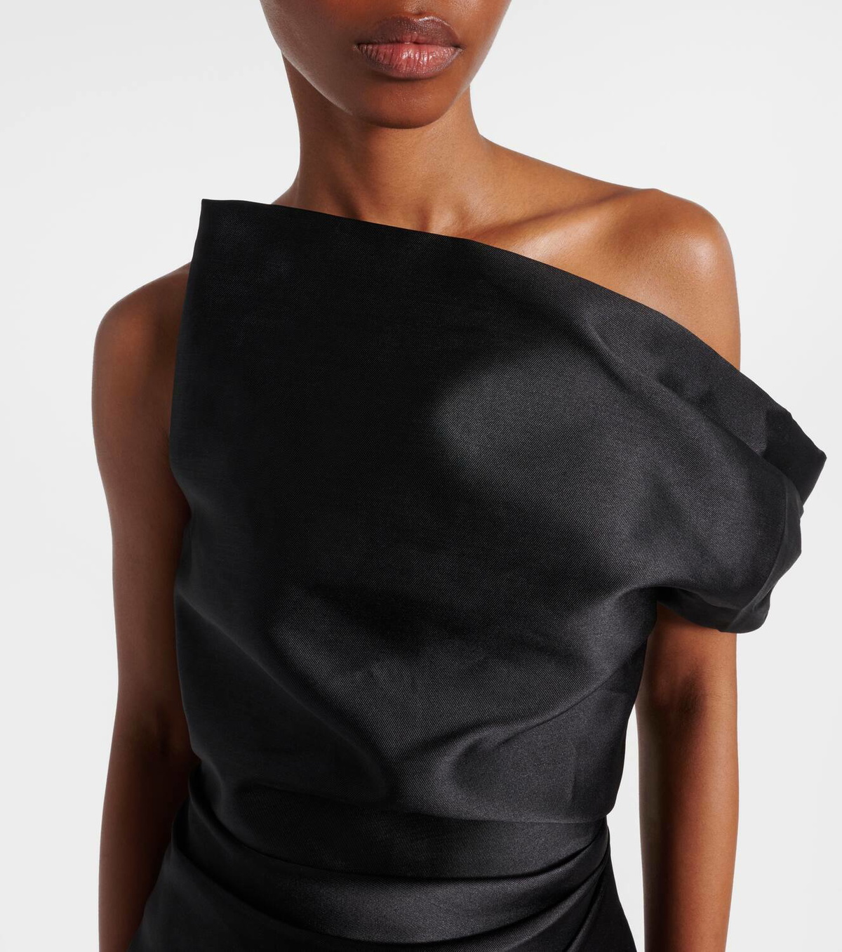 Solace London Ellison one-shoulder cocktail dress Solace London