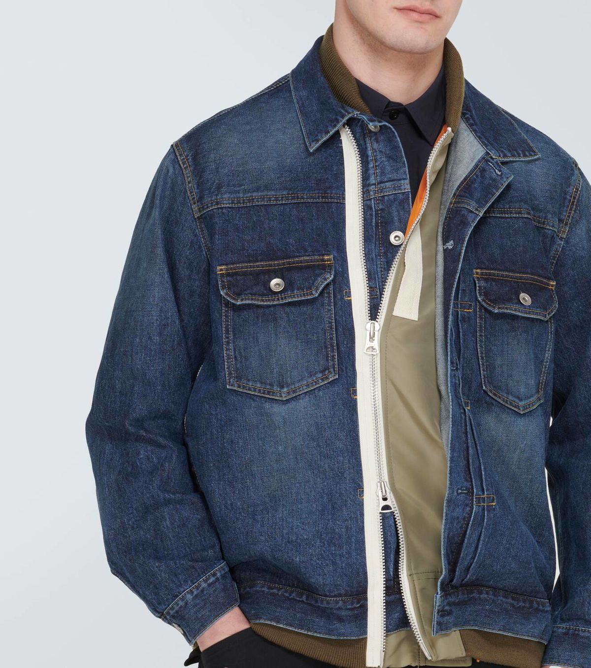Sacai Denim blouson jacket Sacai