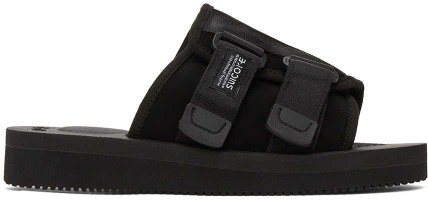 Suicoke Black KAW-VS Sandals Suicoke