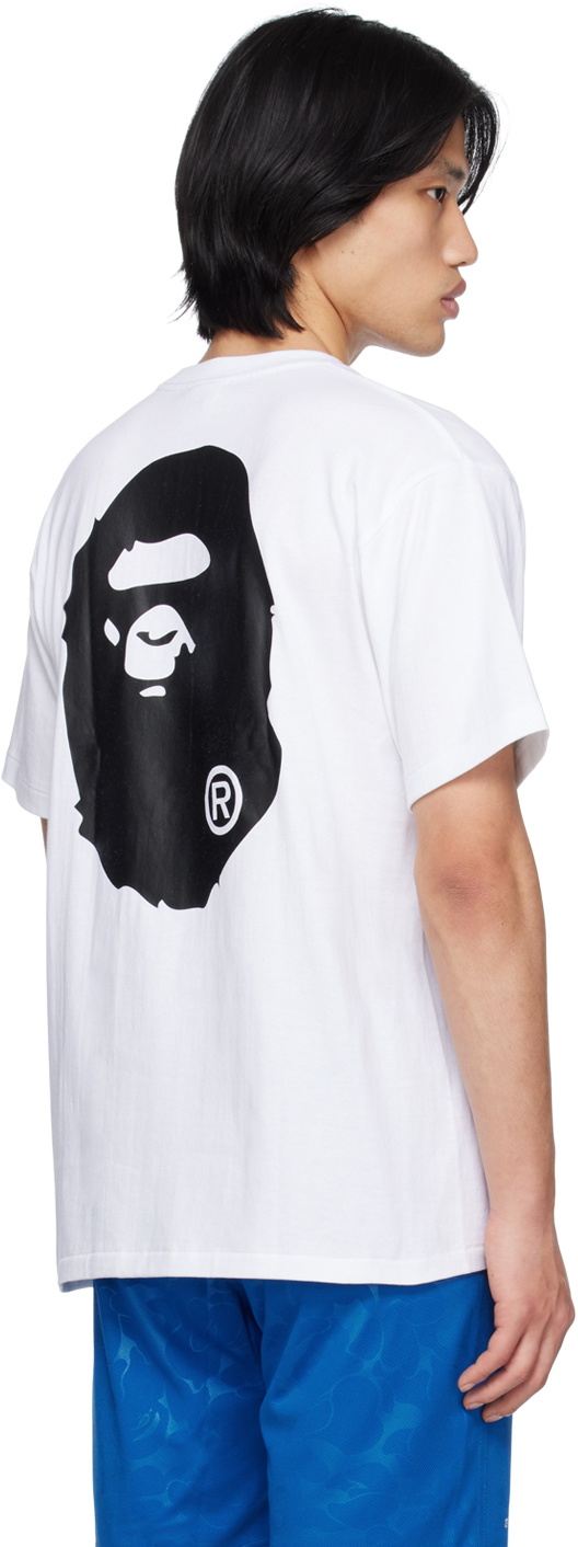 BAPE White One Point T-Shirt A Bathing Ape