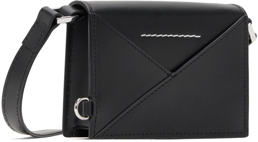 MM6 Maison Margiela Black Stitch Shoulder Bag MM6 Maison Margiela