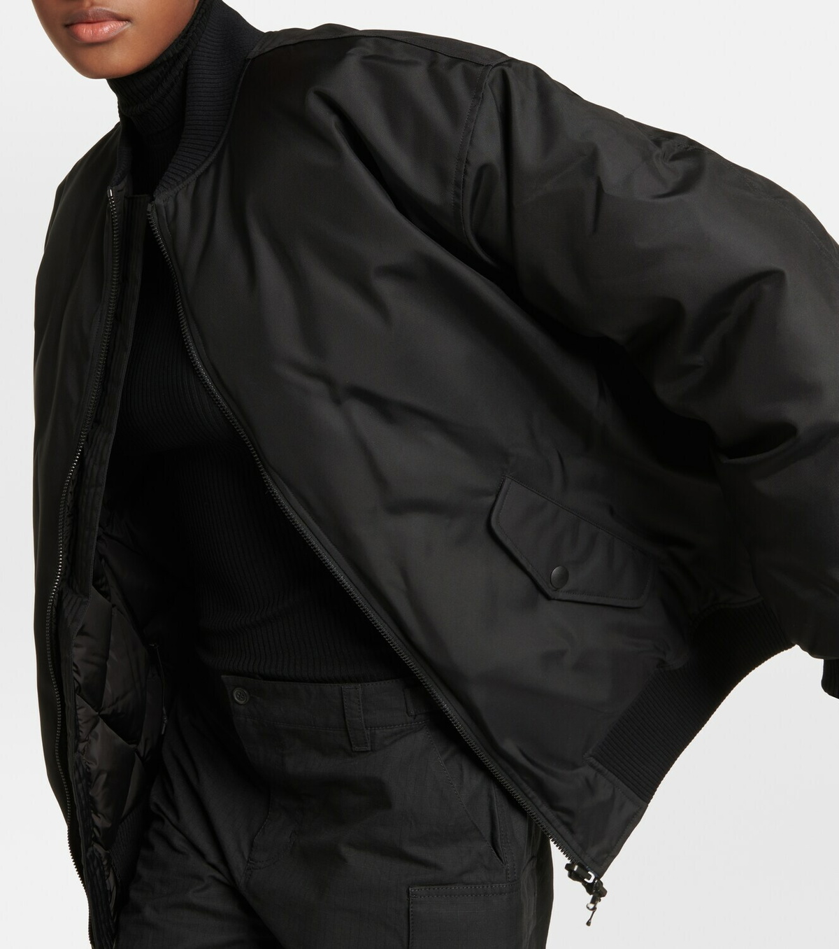 Wardrobe.NYC - Reversible down bomber jacket WARDROBE.NYC