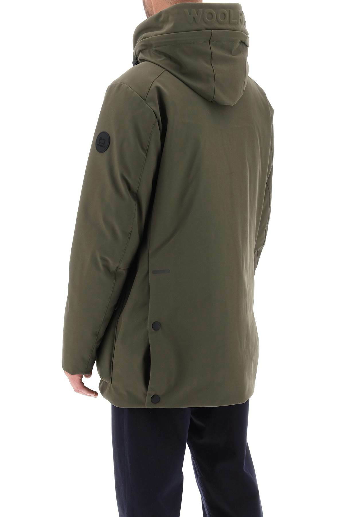 Woolrich Parka In Soft Shell Woolrich