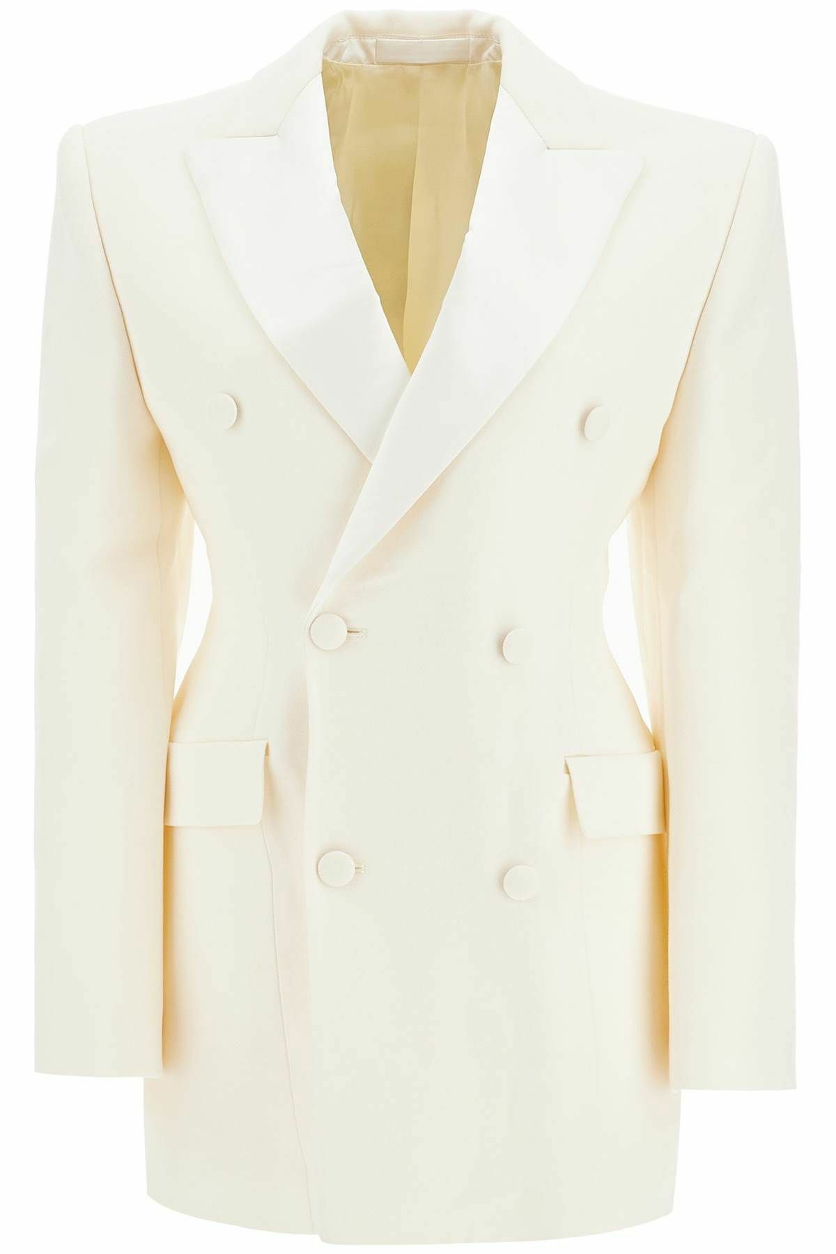 WARDROBE. NYC double-breasted blazer dress White WARDROBE.NYC