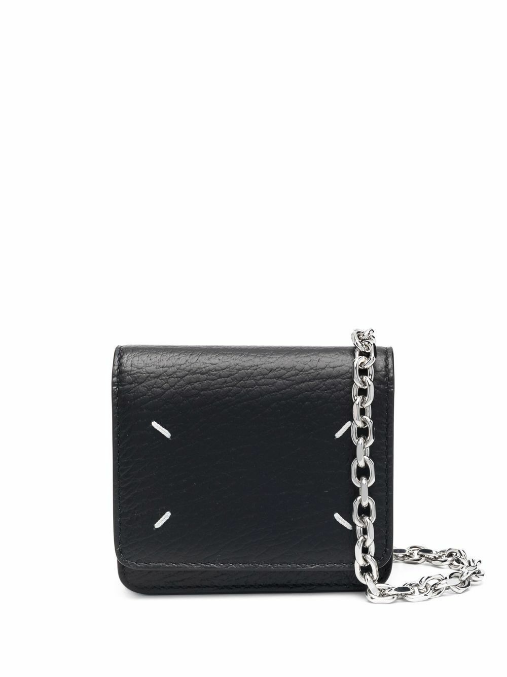 MAISON MARGIELA - Leather Wallet On Chain Maison Margiela