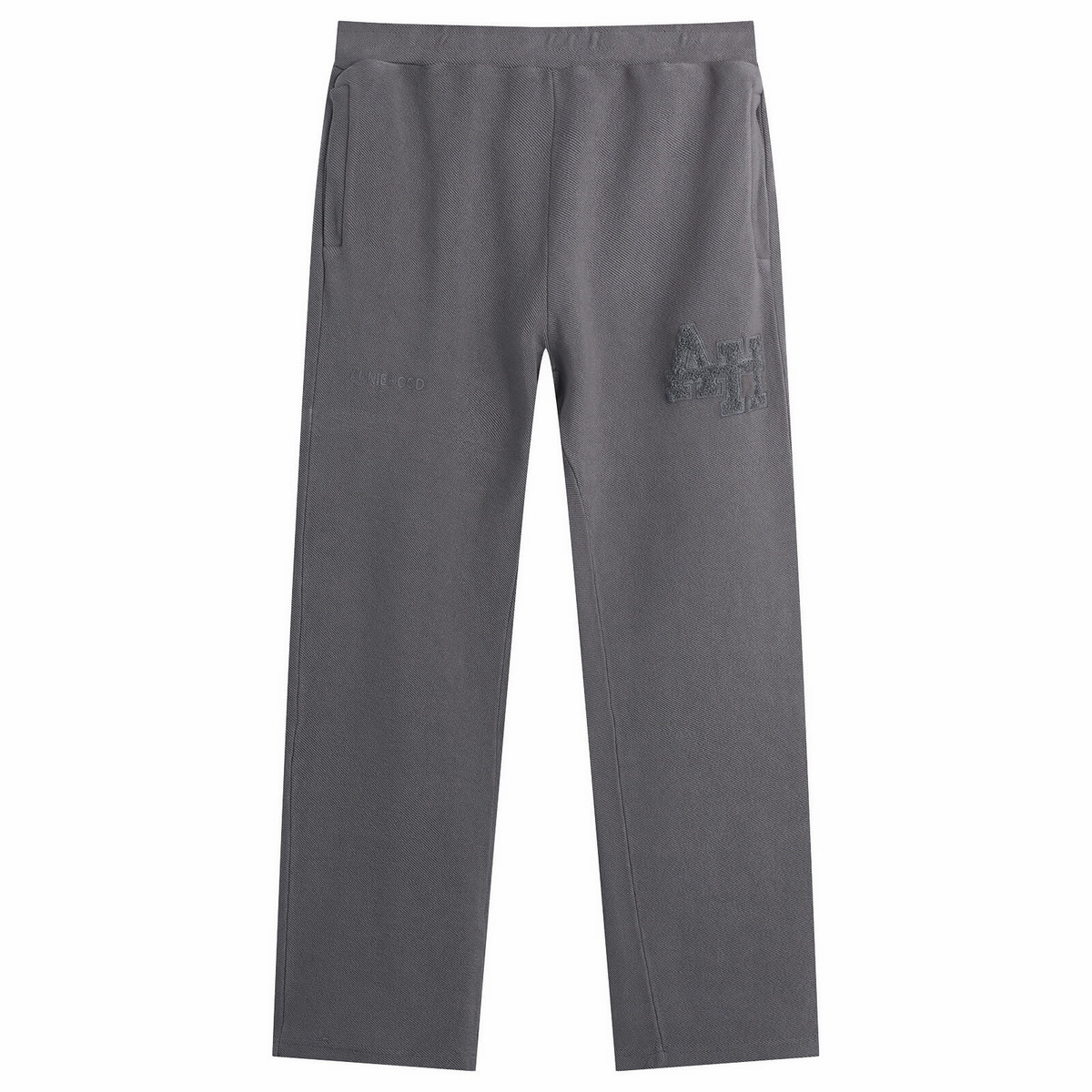 ANNIE HOOD Men's Inside Out College Straight Joggers in Washed Black ...