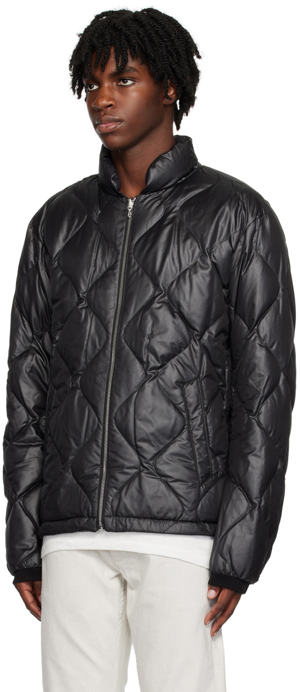 rag & bone Black Eclipse Reversible Down Jacket Rag and Bone