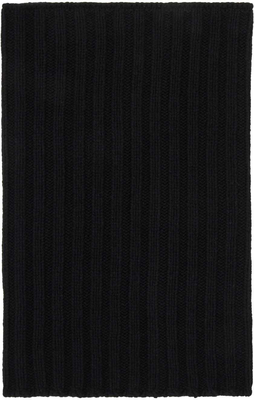 Rick Owens Black Tube Scarf Rick Owens