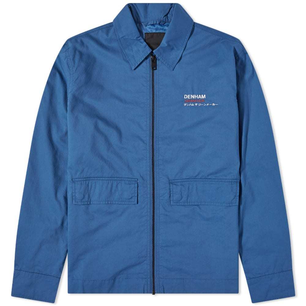 Denham Japan Tour Back Print Zip Jacket Denham