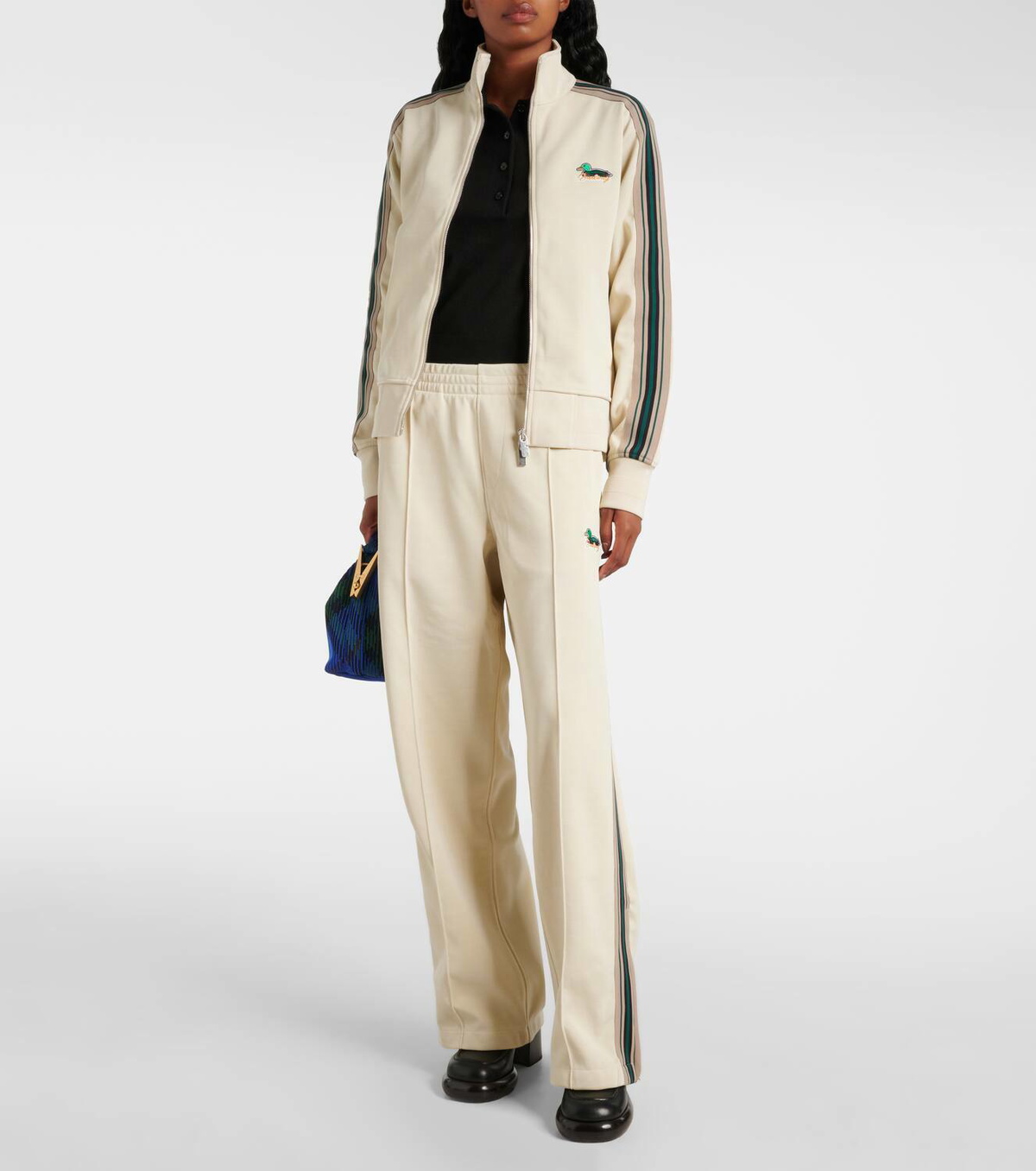 Burberry Logo jersey track jacket Burberry