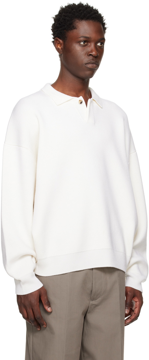 Fear of God Off-White Button Placket Polo Fear Of God