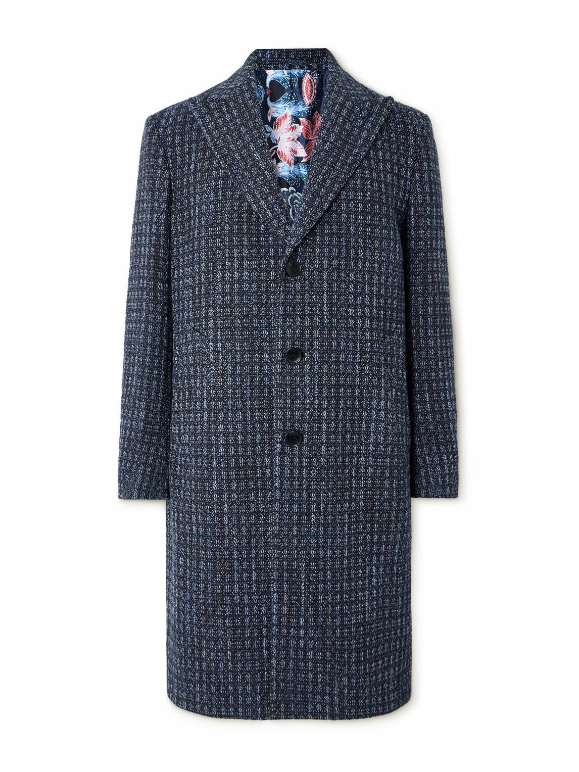 Etro - Soho Wool Overcoat - Blue Etro