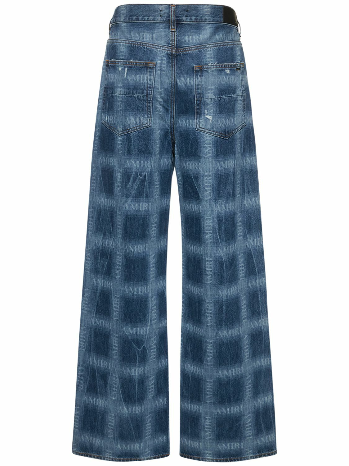 AMIRI - Amiri Shadow Plaid Baggy Jeans Amiri