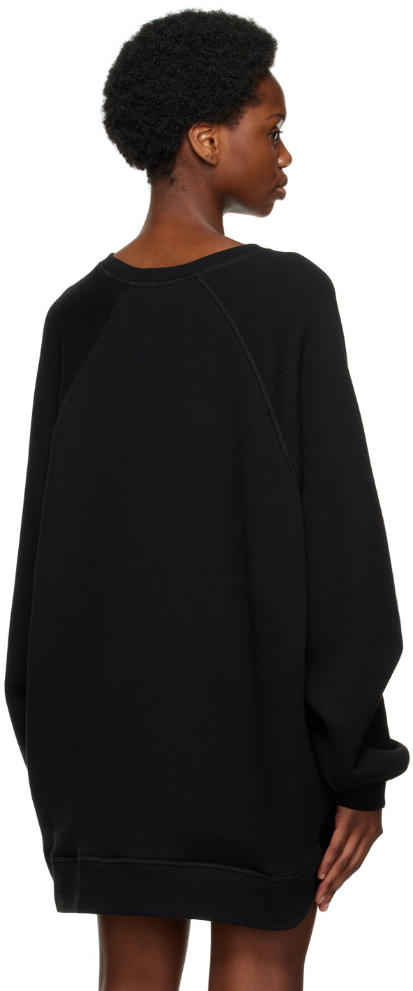 HALFBOY Black Crew Over Patch Sweatshirt HALFBOY