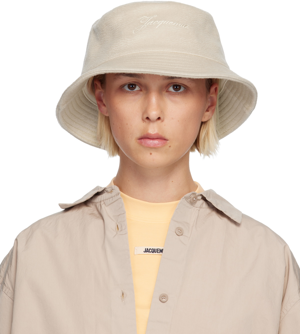 JACQUEMUS Off-White 'The Cachemiro' Bucket Hat Jacquemus