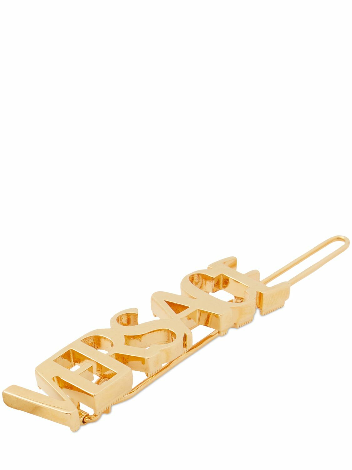 VERSACE - Rx Versace Lettering Hair Clip Versace