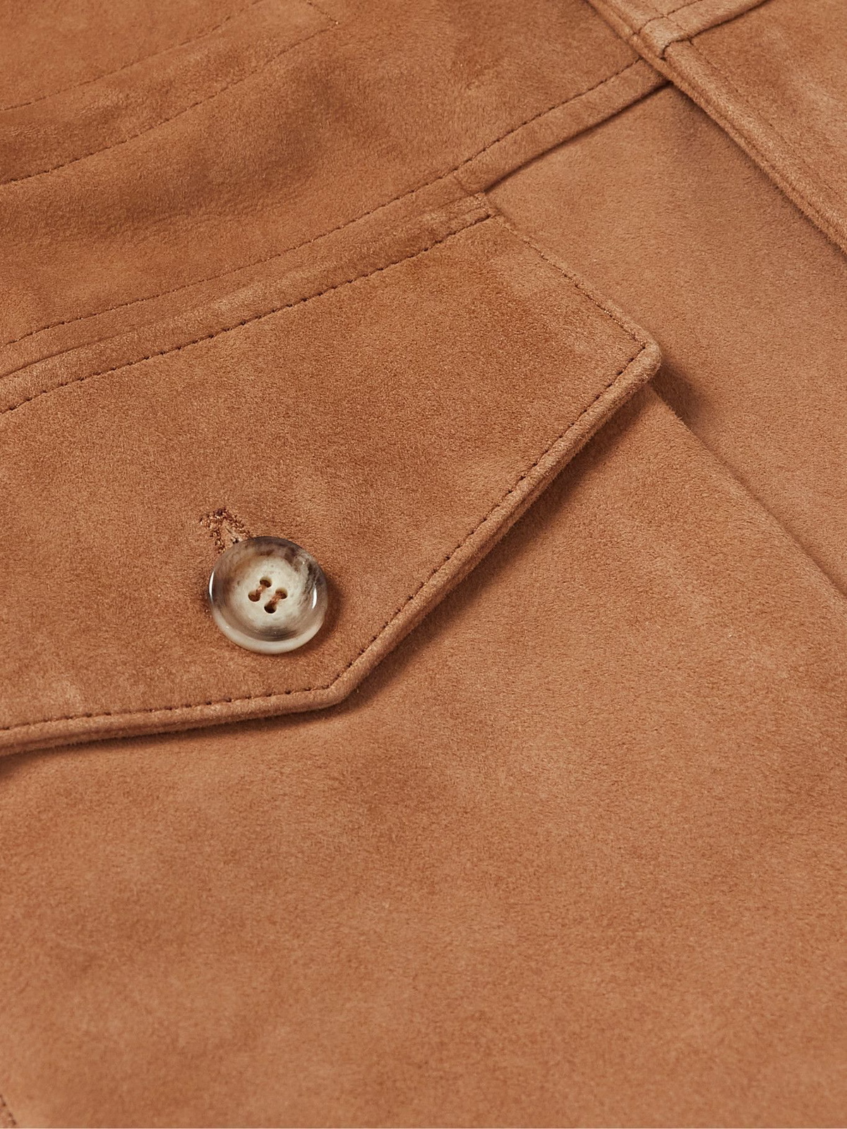 VALSTAR - Suede Field Jacket - Brown Valstarino