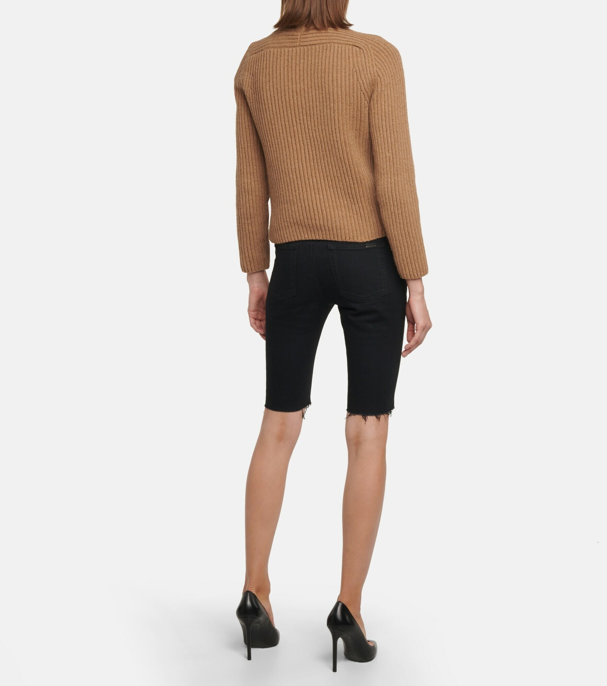 Saint Laurent - Ribbed-knit camel hair sweater Saint Laurent