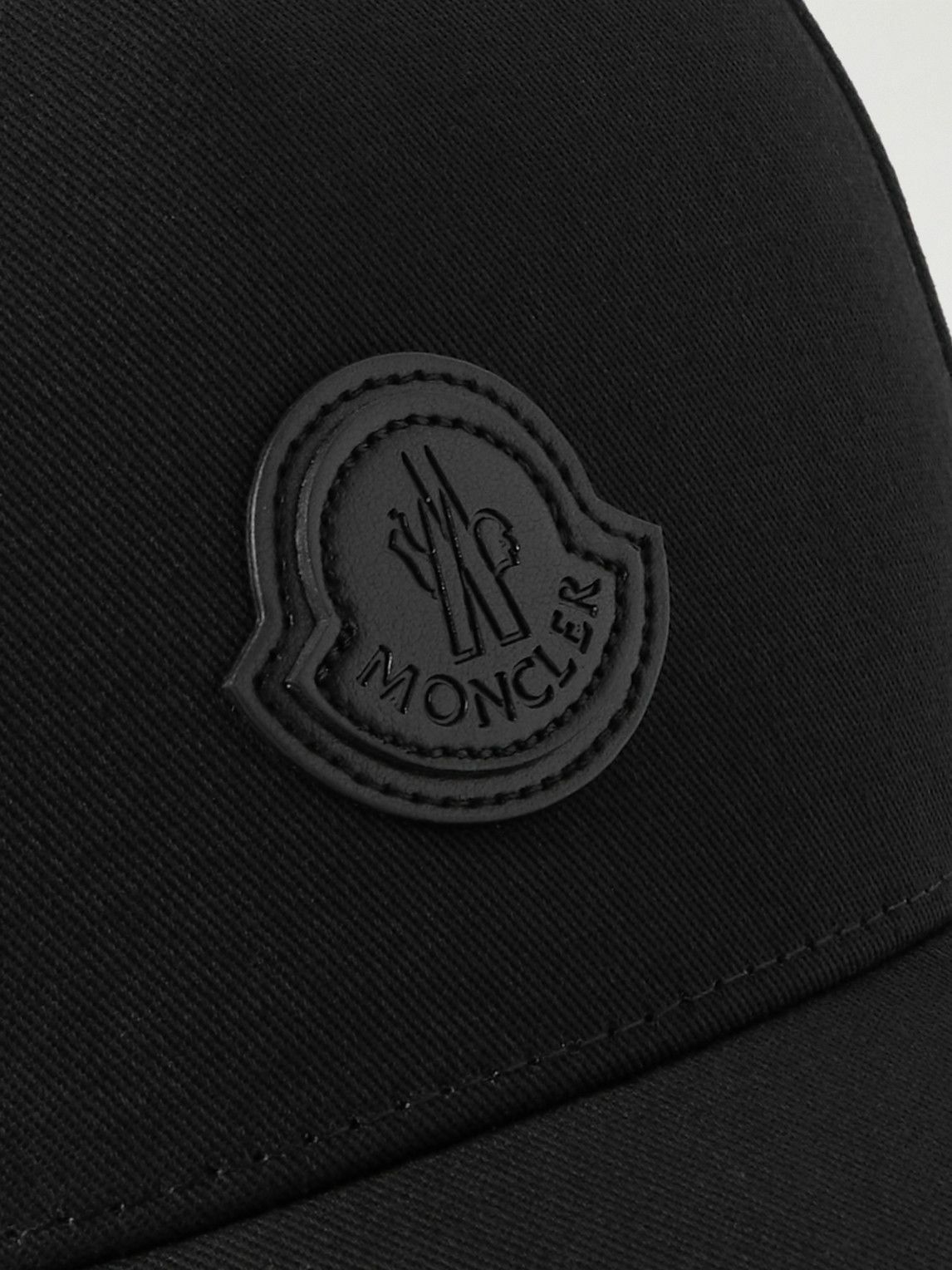 Moncler - Logo-Appliquéd Cotton-Gabardine Baseball Cap Moncler