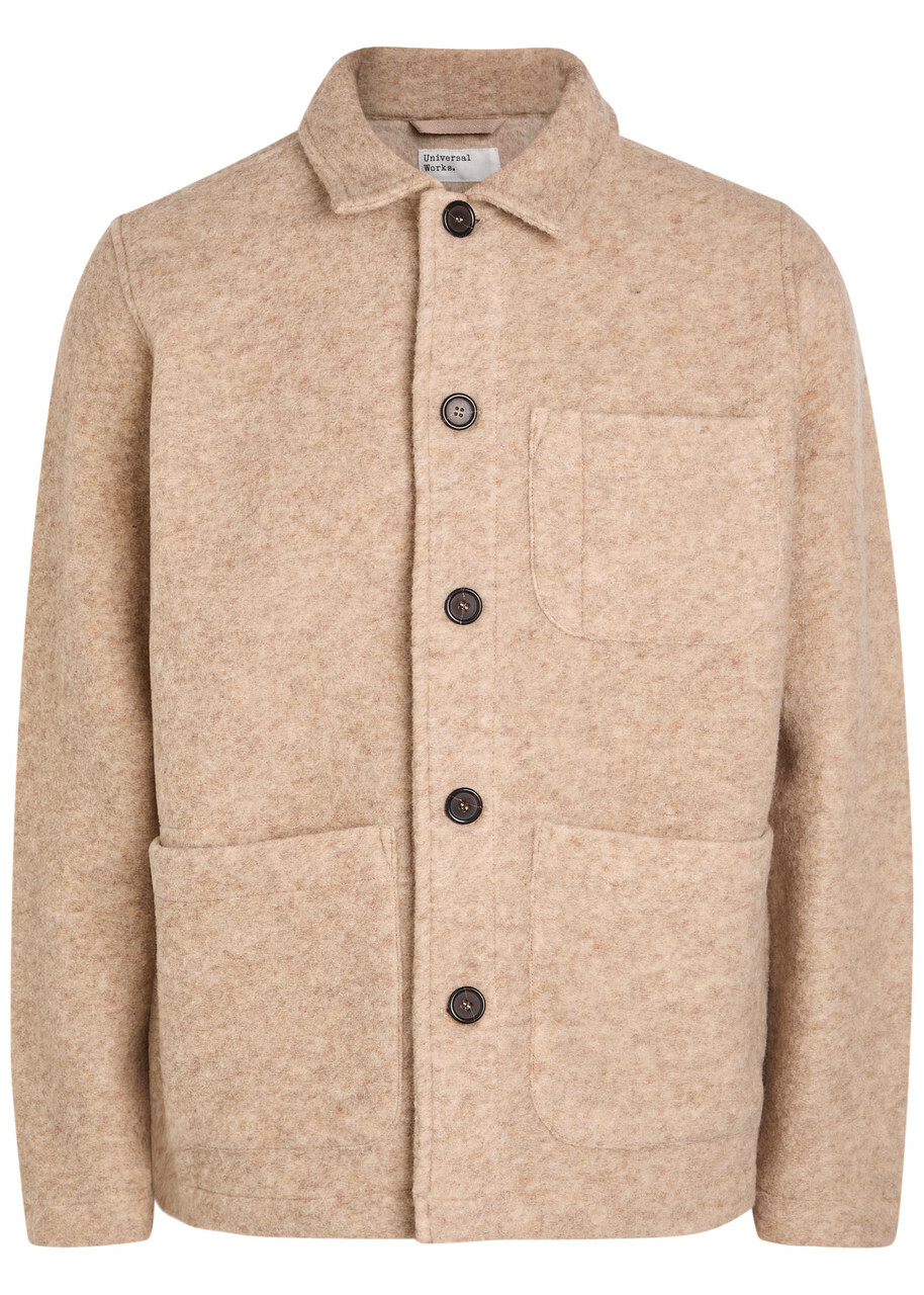 Universal Works Wool-blend Jacket Beige Universal Works