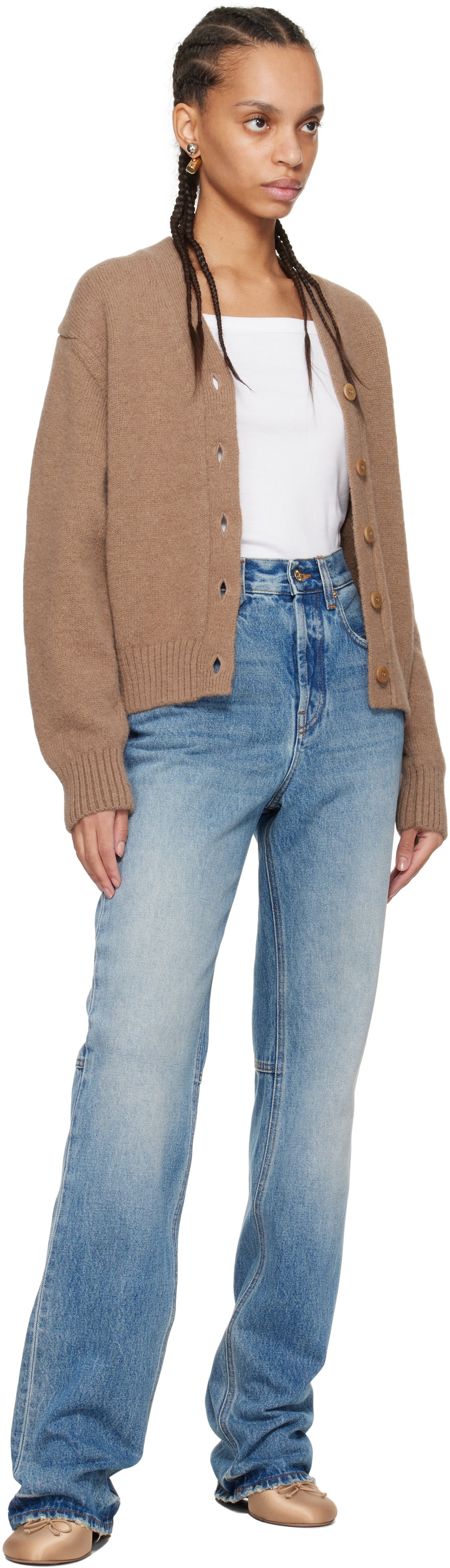 JACQUEMUS Brown 'The Jacquemus' Cardigan Jacquemus