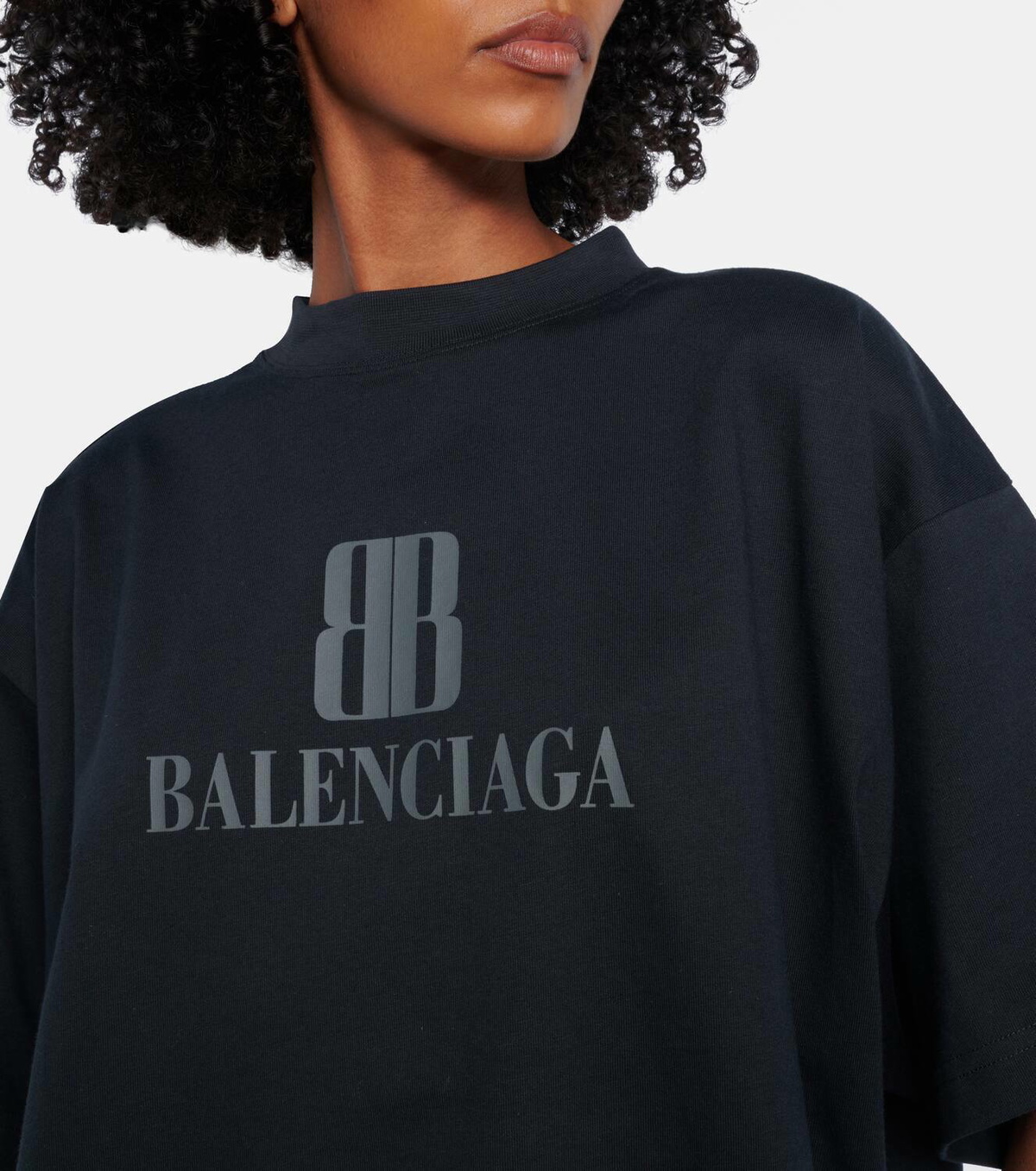 Balenciaga Logo cotton jersey T-shirt Balenciaga