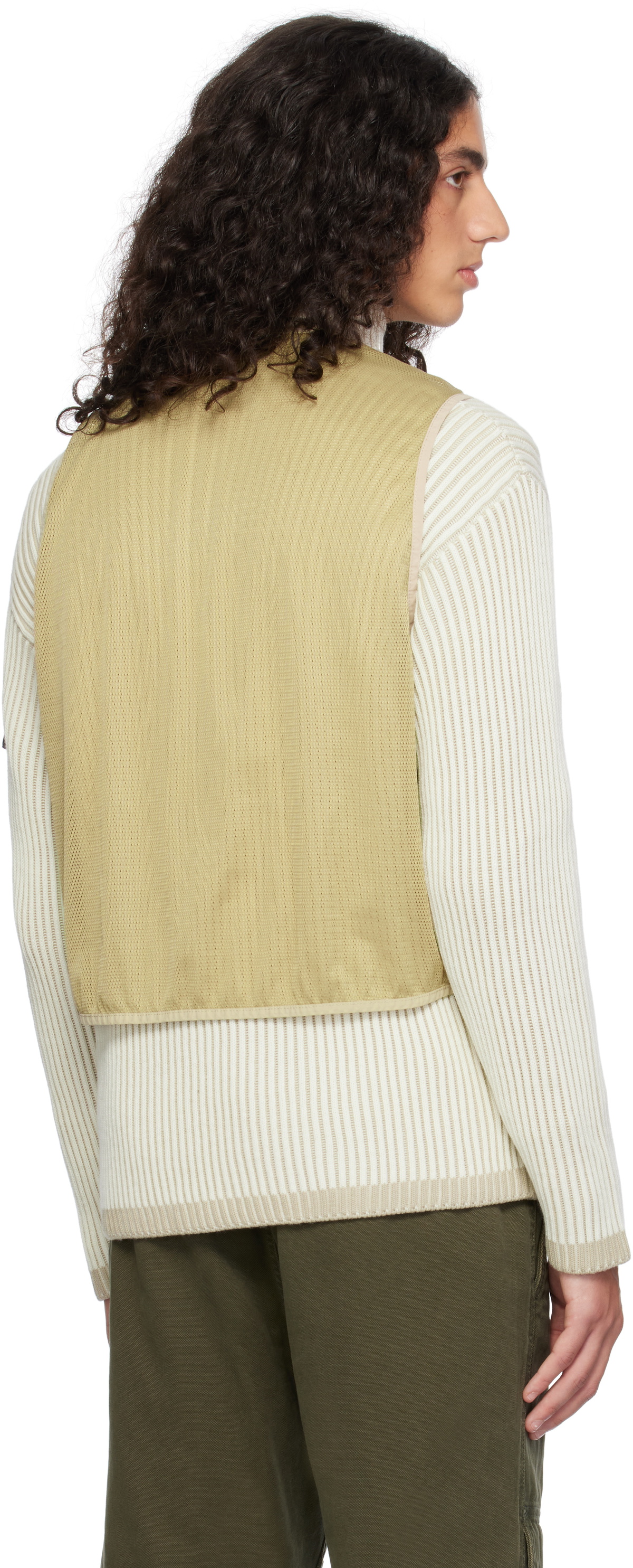 Stone Island Beige G03M3 David Light-TC Vest Stone Island