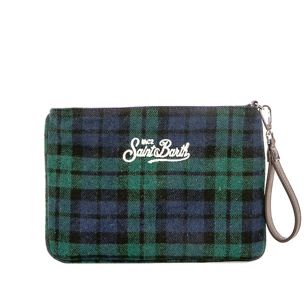 MC2 Saint Barth Parisienne Tartan Cross-body Pouch Bag MC2 Saint Barth