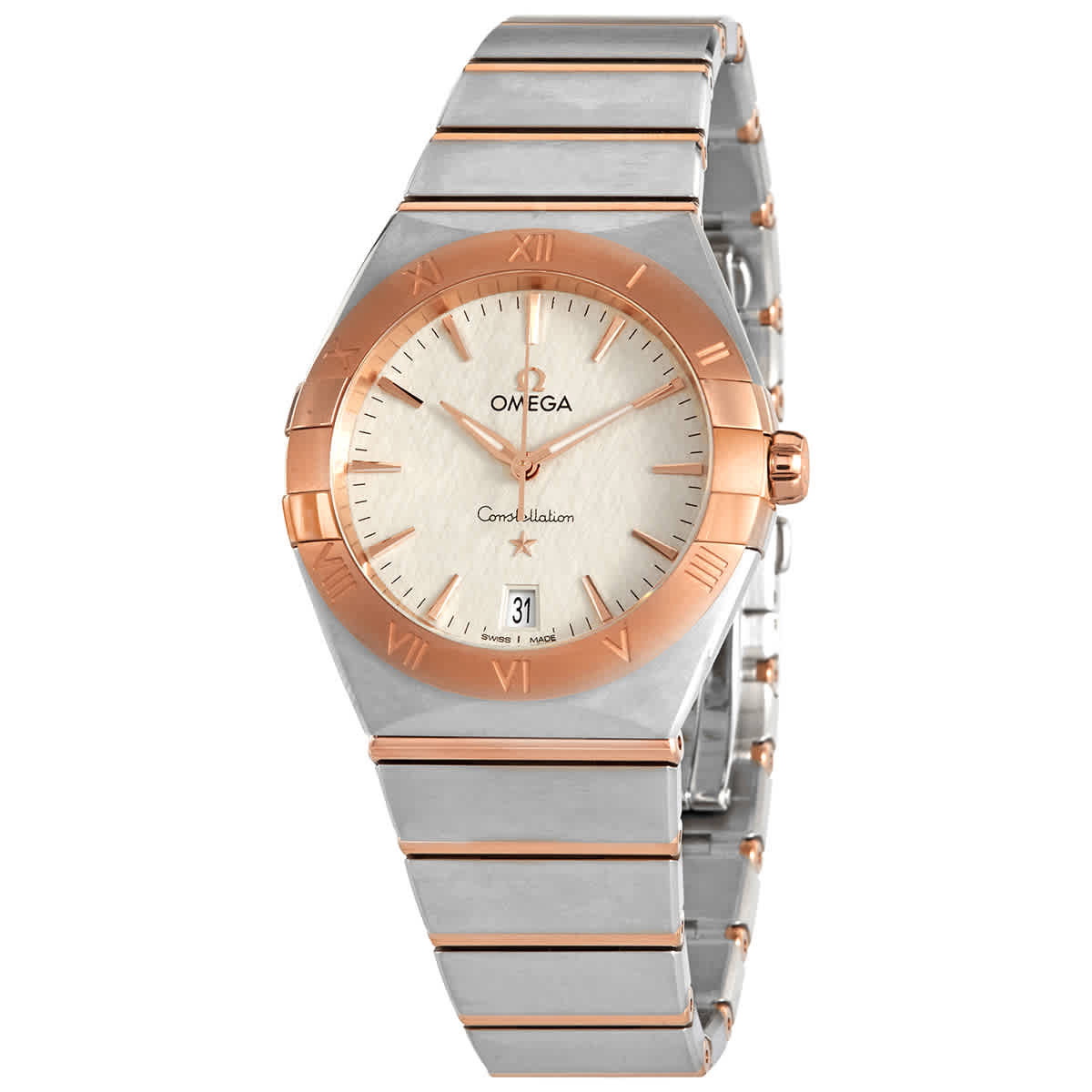 Omega Constellation Quartz Silver Dial Ladies Watch 13120366002001 Omega
