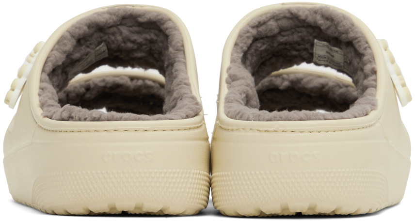 Crocs Beige Classic Cozzzy Sandals Crocs