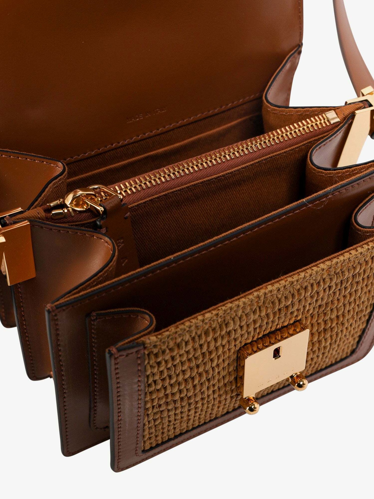 Marni Trunk Soft Brown Womens Marni