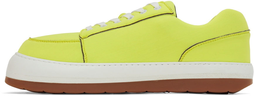 Sunnei Yellow Neoprene Dreamy Low-Top Sneakers Sunnei