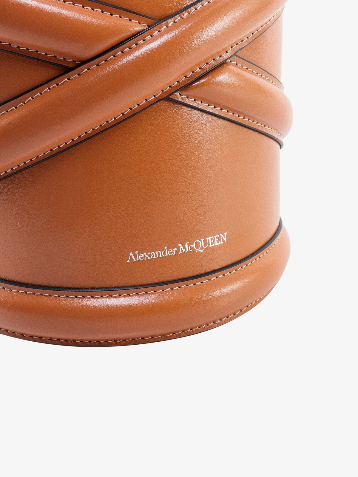 Alexander Mcqueen The Curve Brown Womens Alexander McQueen