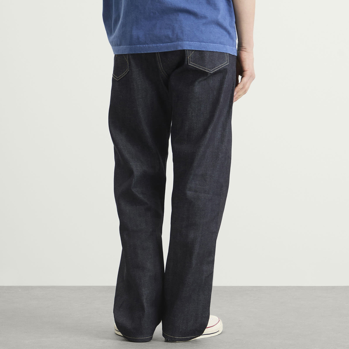 Neighborhood Men's Straight Leg Rigid Selvedge Denim Jeans in Indigo ...