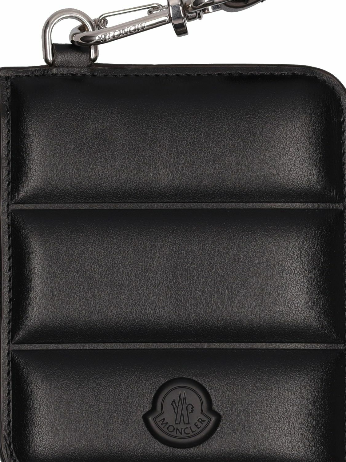 MONCLER - Small New Flat Leather Wallet Moncler