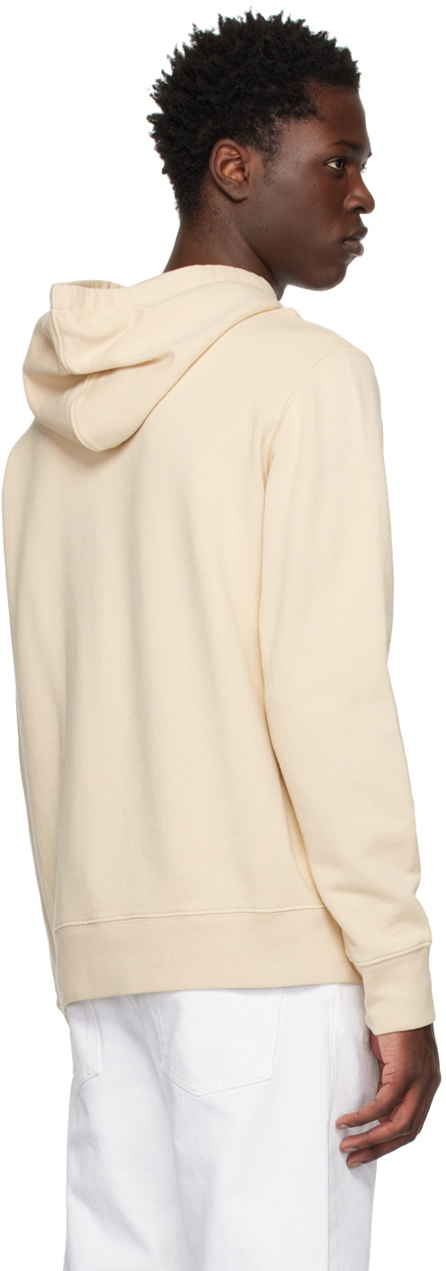 Golden Goose Beige Lettering Hoodie Golden Goose Deluxe Brand