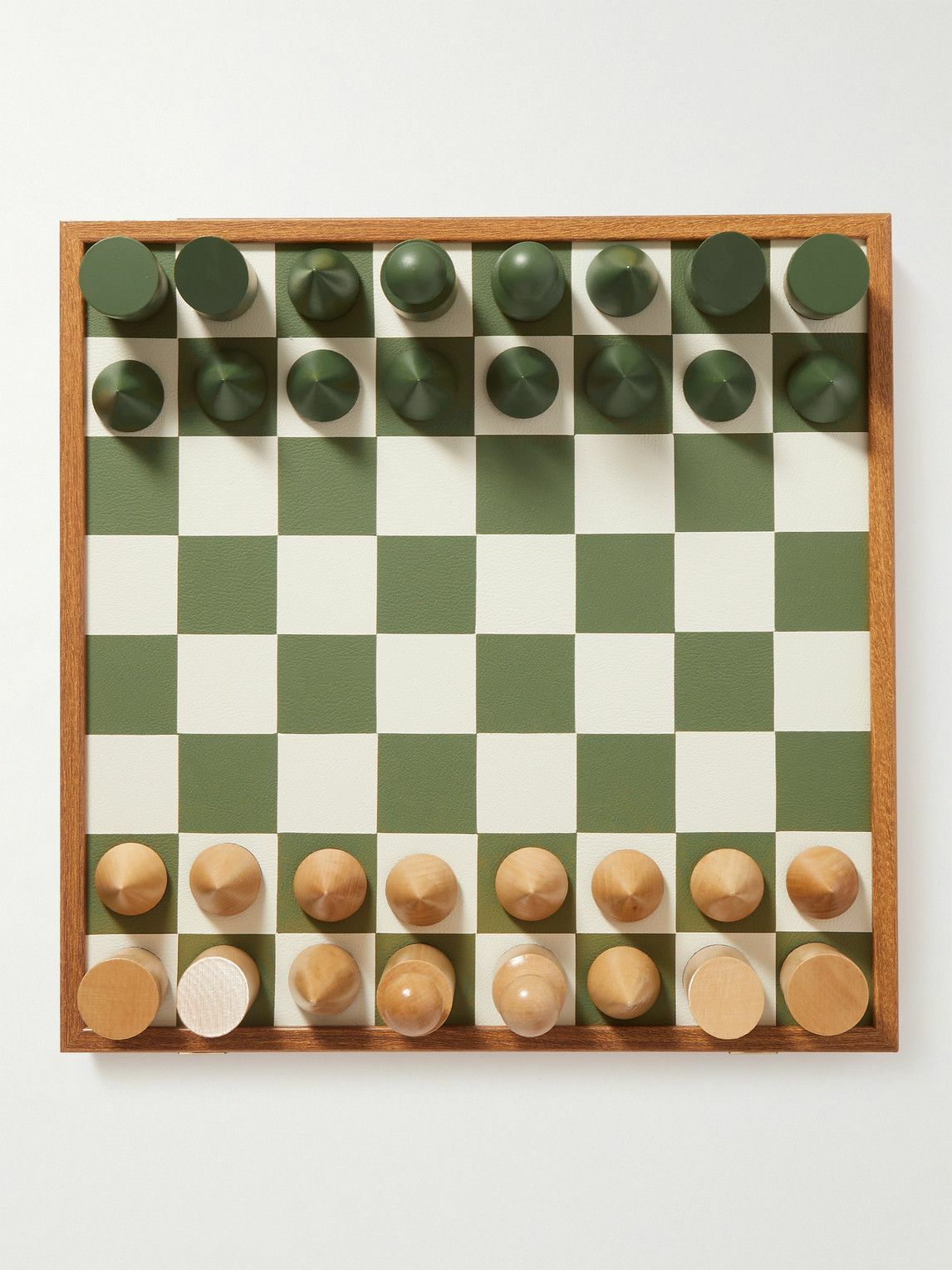 The Conran Shop - Oak, Faux Leather and Felt Chess Set The Conran Shop