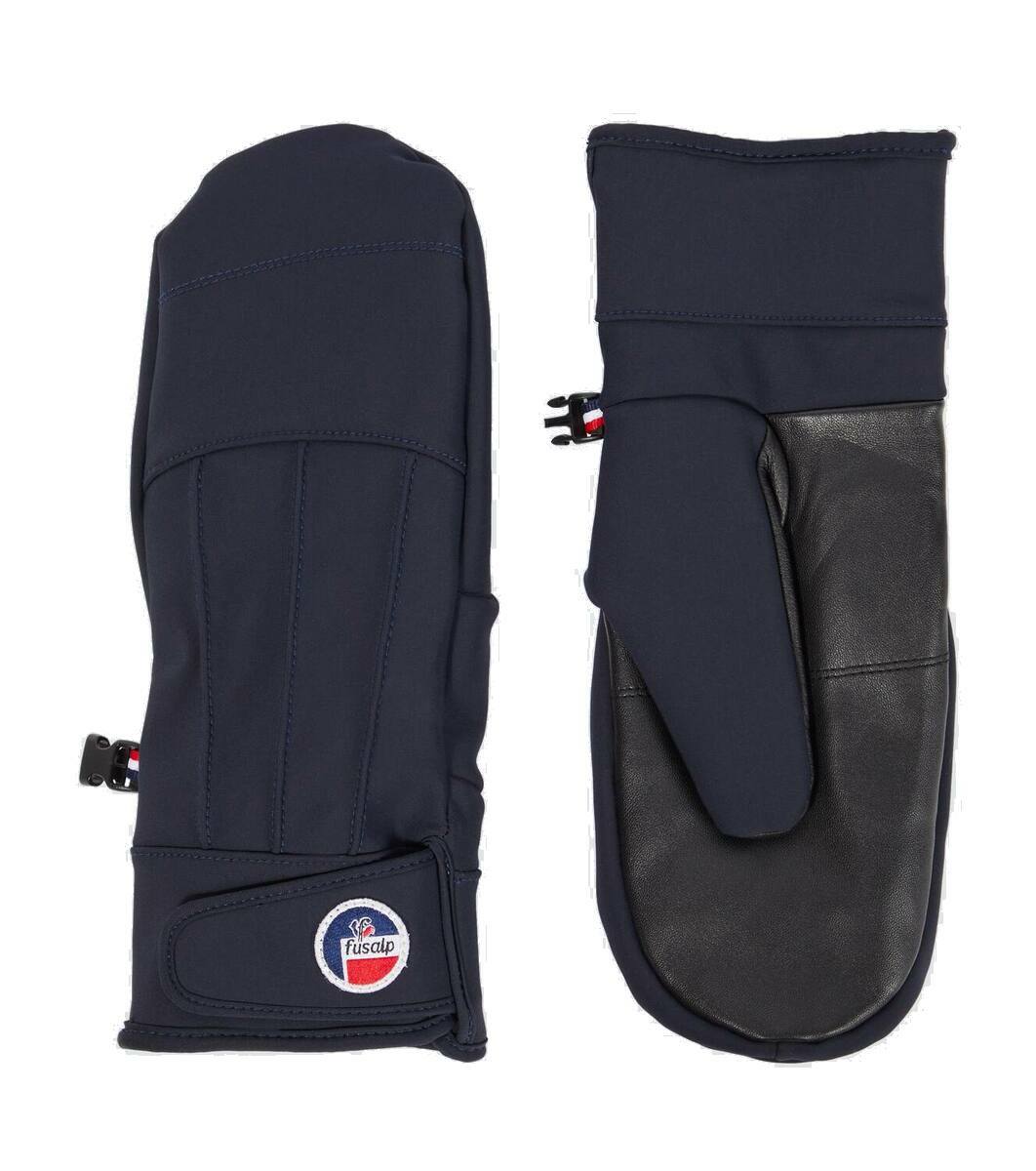 Fusalp Glacier leather-lined mittens Fusalp