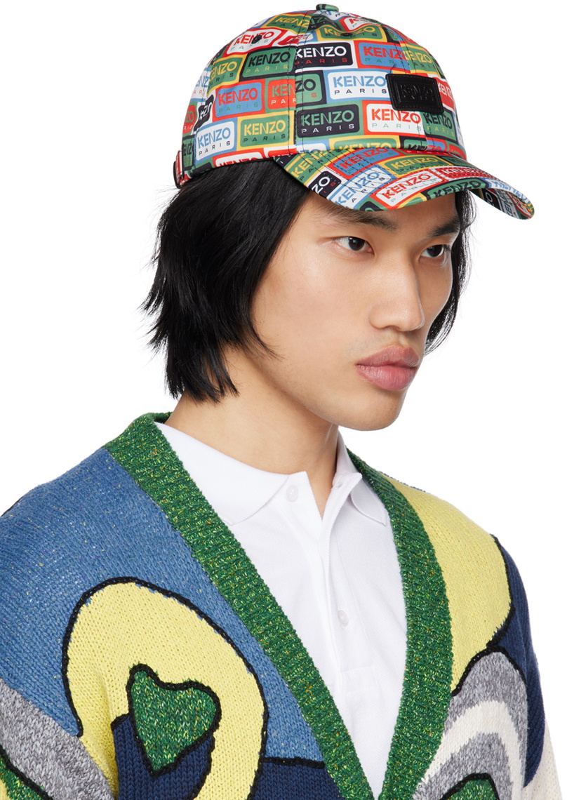 Kenzo Multicolor Kenzo Labels Cap Kenzo