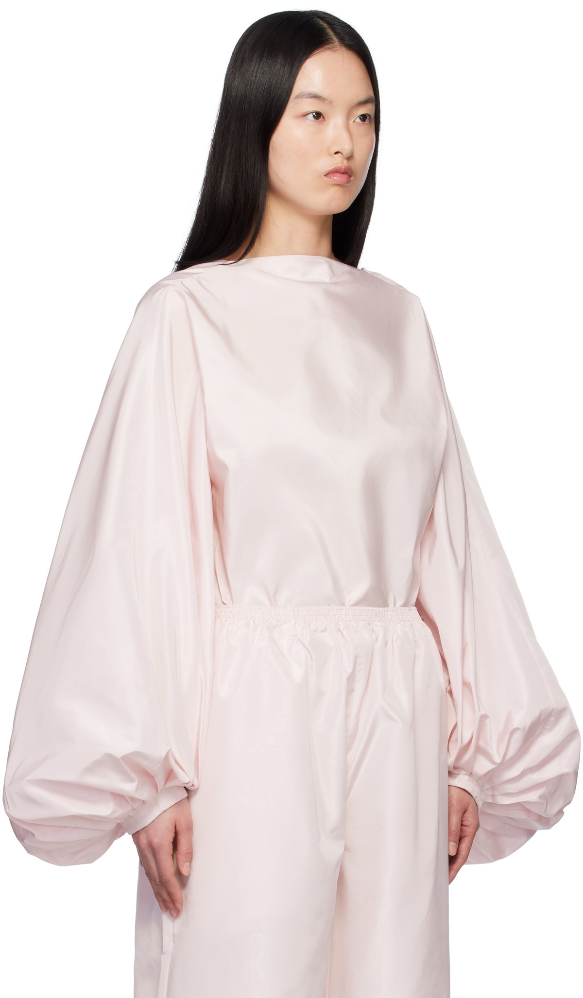 ALAÏA Pink Balloon Bodysuit ALAÏA