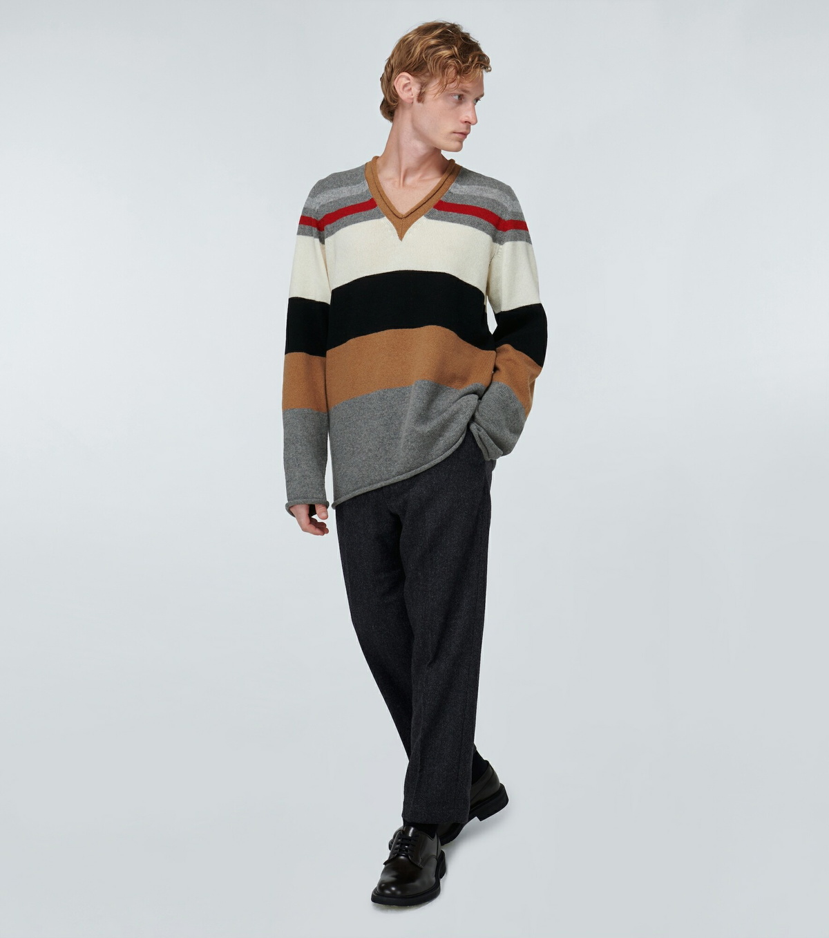 Undercover - Colorblocked V-neck sweater Undercover