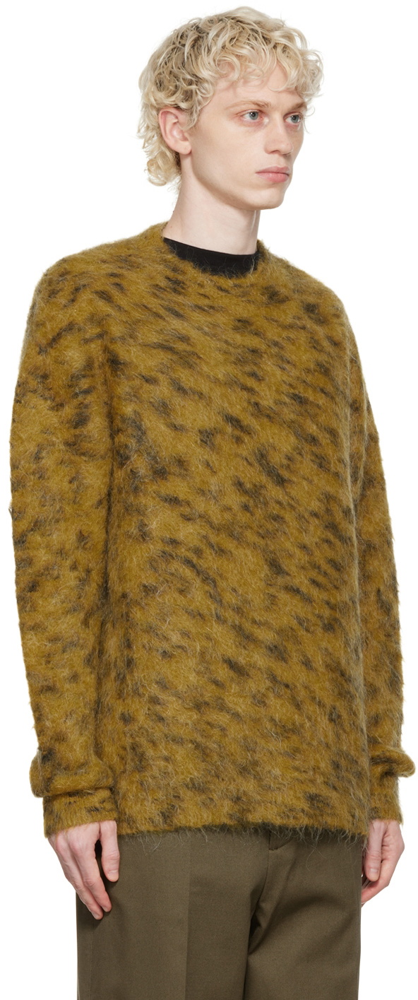 Acne Studios Yellow Crewneck Sweater Acne Studios