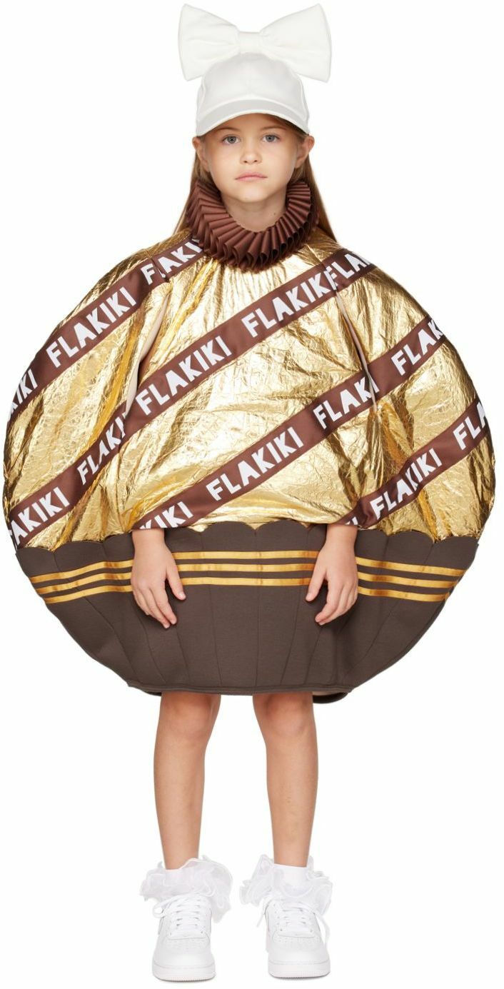 FLAKIKI SSENSE Exclusive Kids Brown FLAKIKI GOLDKIKI Costume