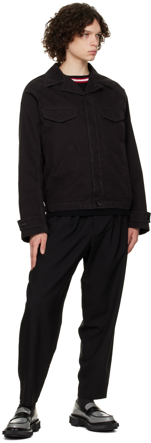 Adieu Black & Gray Type 182 Loafers Adieu