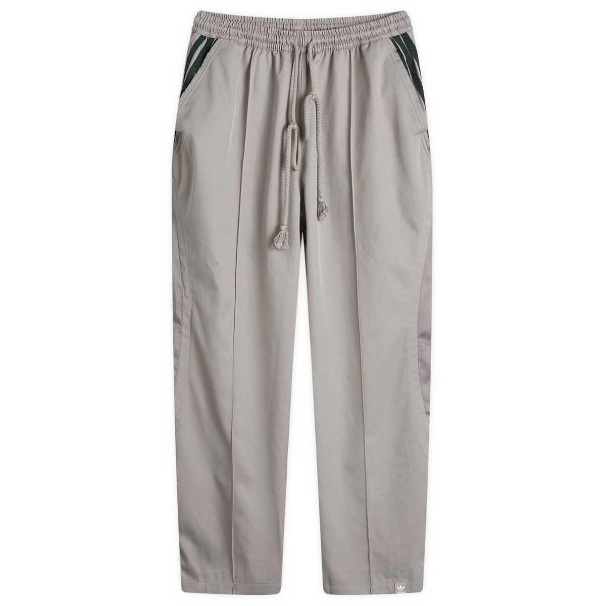 Adidas x SFTM Pant in Dove Grey/Collegiate Green adidas