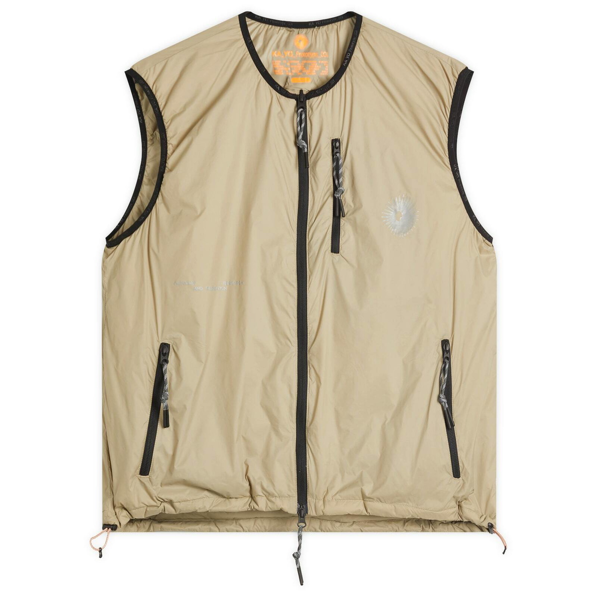 KA_YO_Prototype Men's Insulated Vest in Hay Beige KA_YO_Prototype