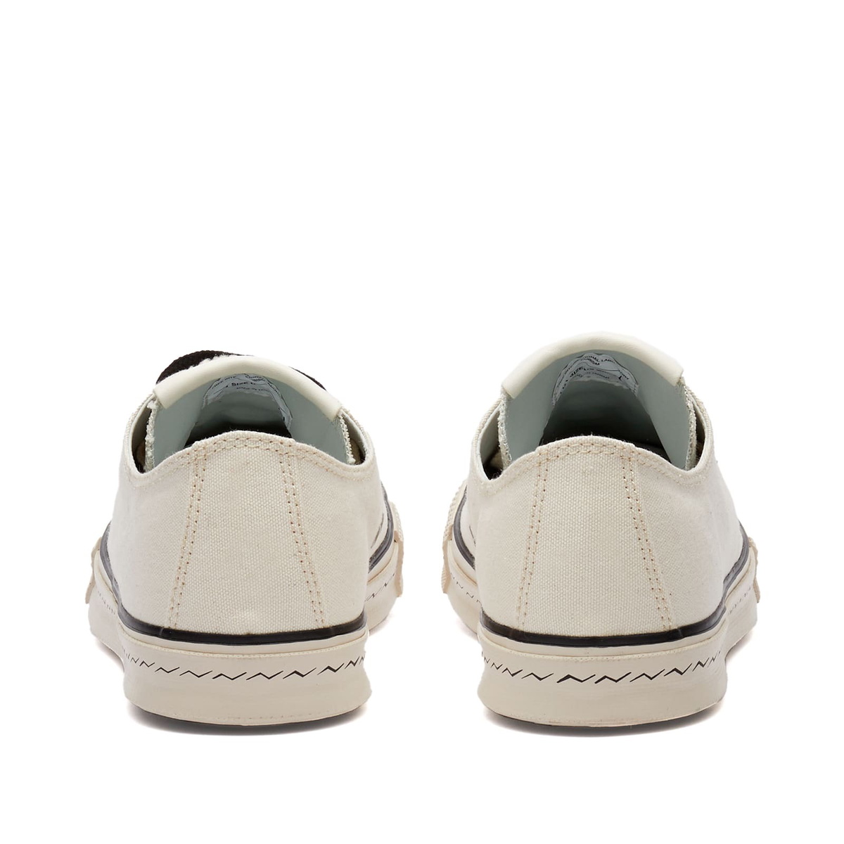 Visvim Women's Skaway Lo Canvas Sneakers in Ivory Visvim